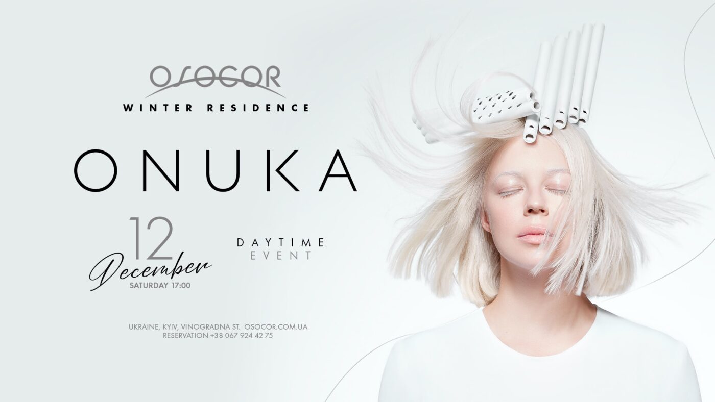 12 декабря в зимнем городке Osocor Winter Village выступит ONUKA